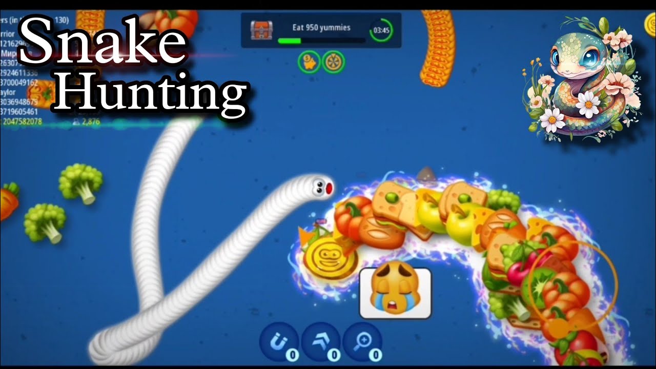 🐍Snake Hunting Game 😎 || New Snake Phone Game 💙 || @Bloodygamingff # ...