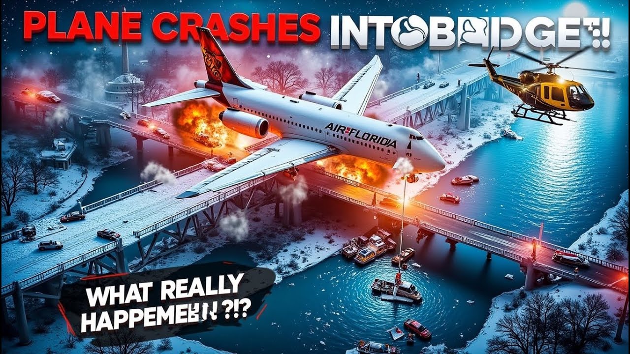 Air Florida Flight 90: Crashed Into a Bridge & Sank! But WHY?!" 🌁🔥 ...