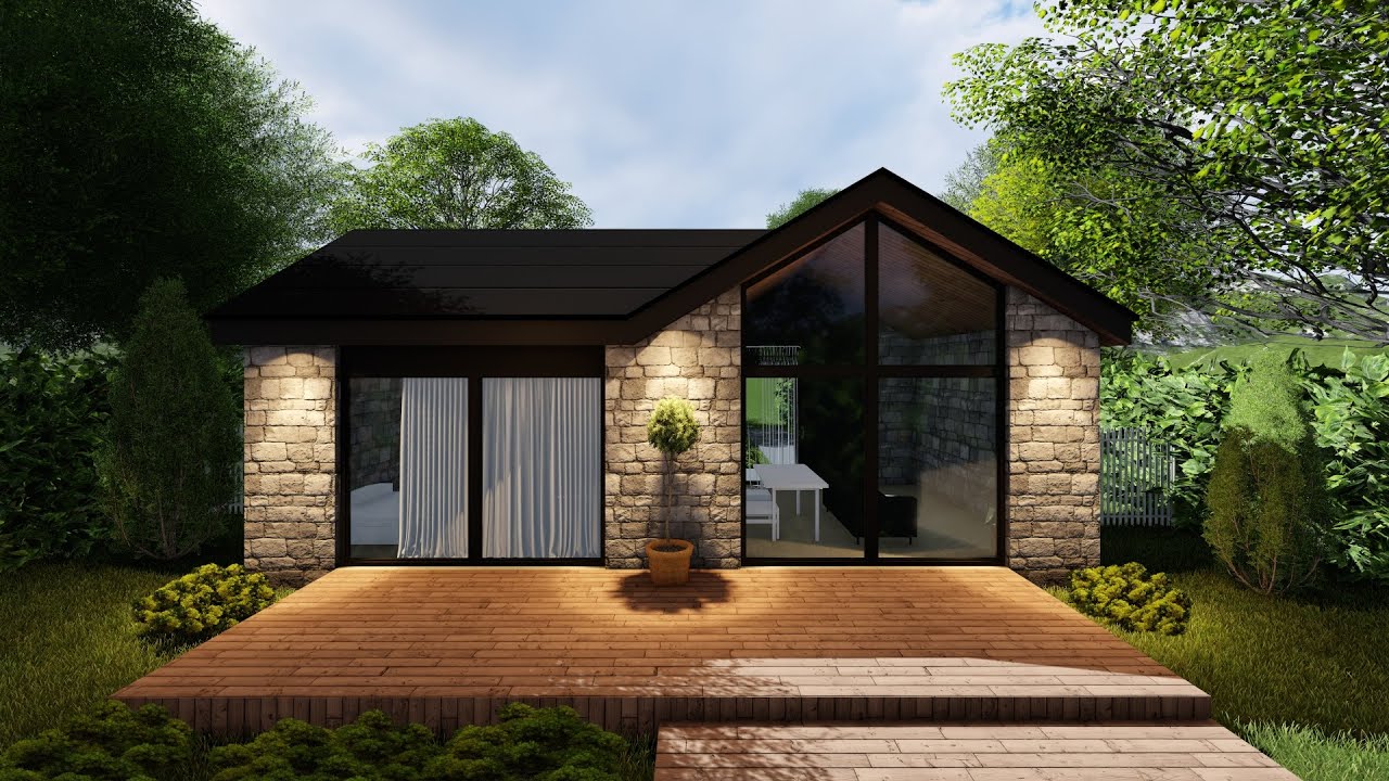 Cheap American House Project 5x10m - YouTube