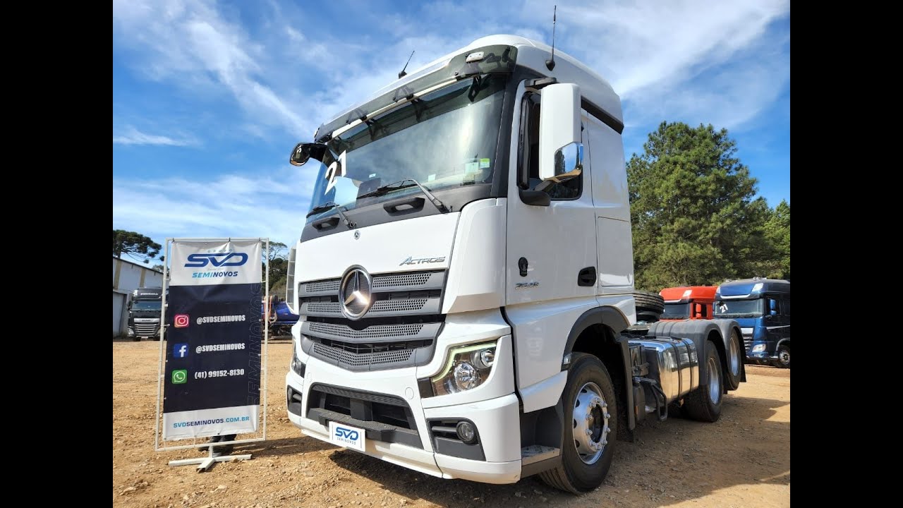 Mercedes Benz Axor 2548 6x2 2021 - YouTube