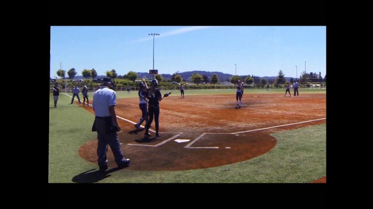 Kassi Ward - Catching (1 Game / 4 Innings) - YouTube