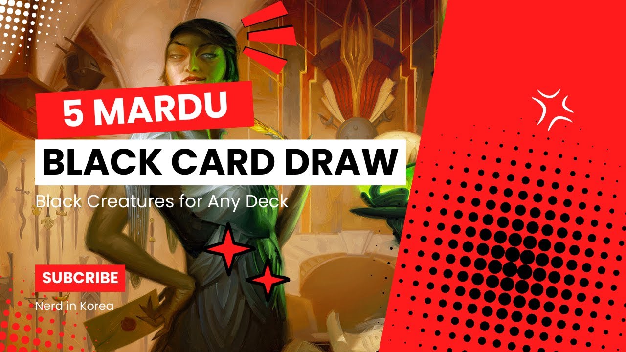 5 Budget Mardu - Black Card Draw Creatures - YouTube