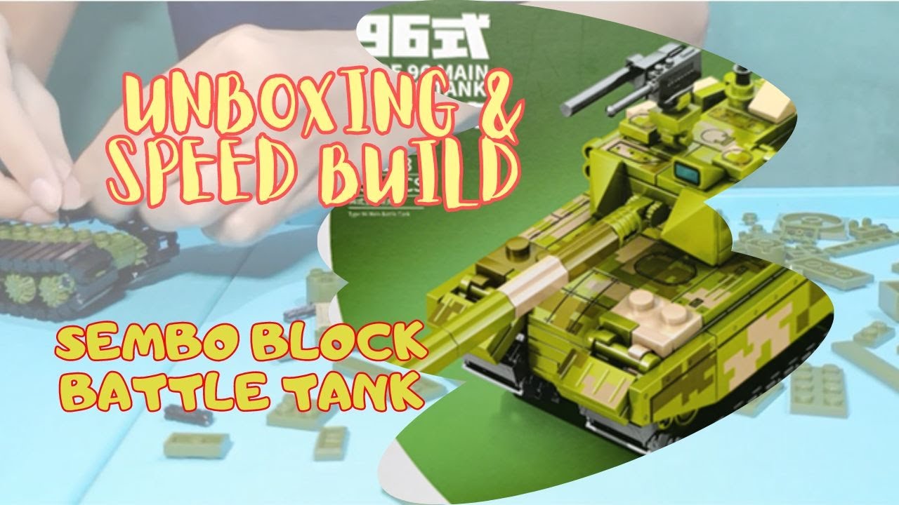 UNBOXING AND BUILD BLOCK MAIN BATTLE TANK 4 IN 1 - YouTube