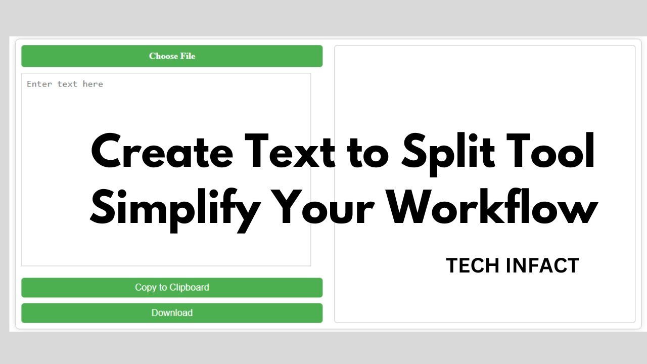 Create Text to Split Tool | Simplify Your Workflow - YouTube