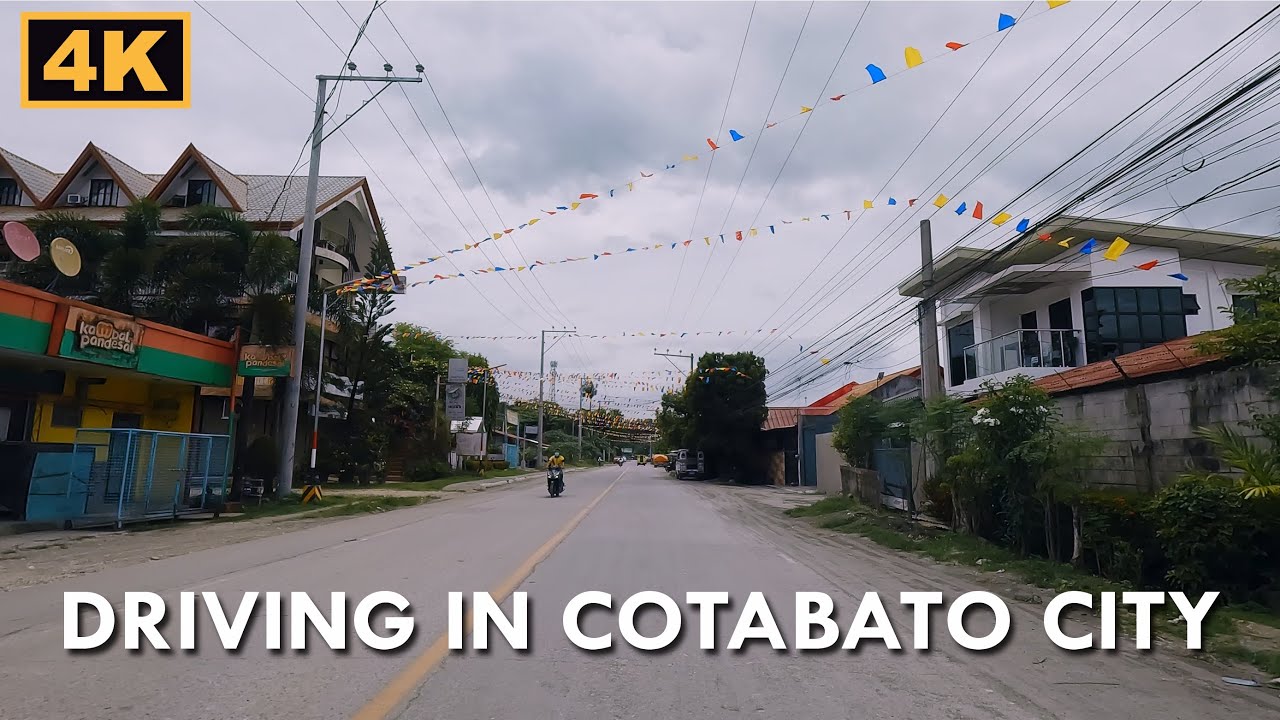 [4K] Cloudy Thursday Noon Drive | Driving in Cotabato City | Daily ...