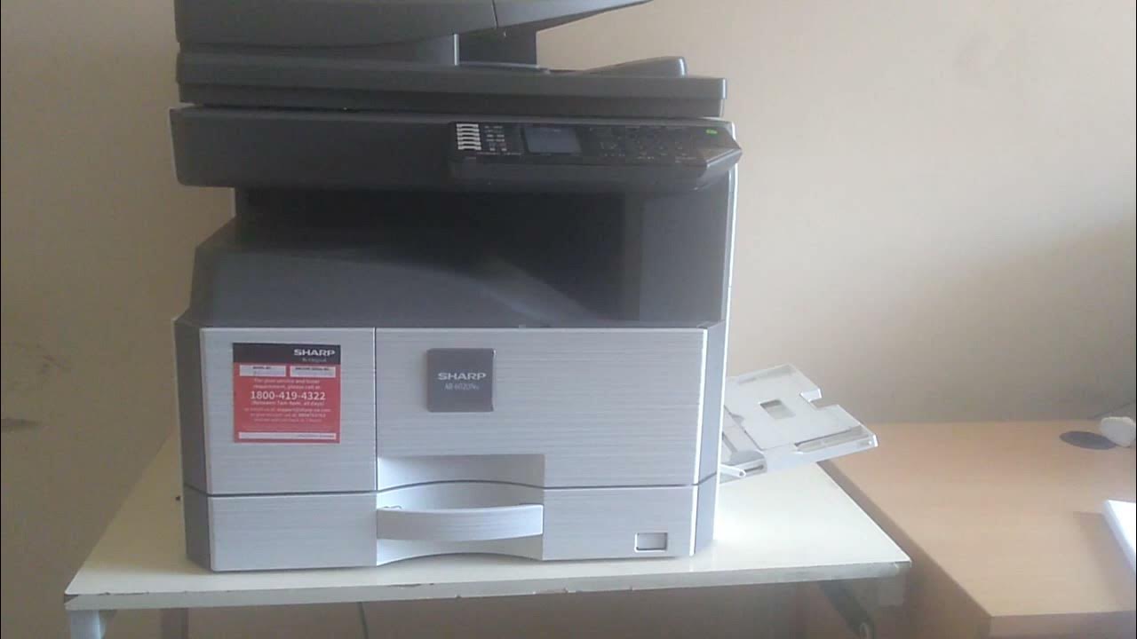 How to Load/Feed Paper | Sharp Printer - YouTube