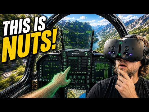 DCS World Has Changed FOREVER! MOZA F18 COCKPIT in Mixed Reality Full Review - Somnium VR1