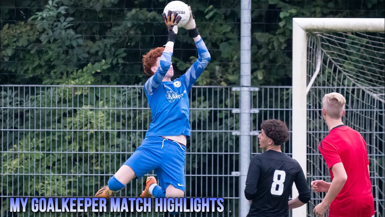 Goalkeeper match highlights! Go pro in goal - YouTube