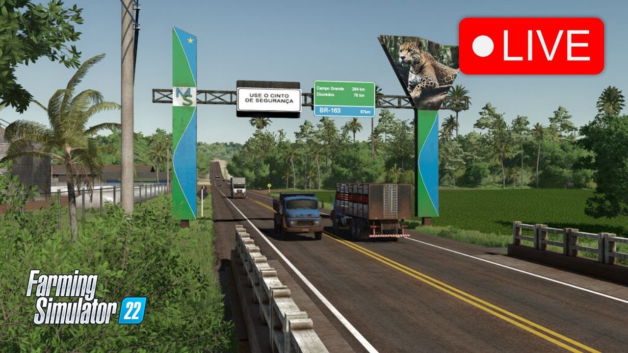 Interior Of MS, Brazil / Farming Simulator 22 / Live - YouTube