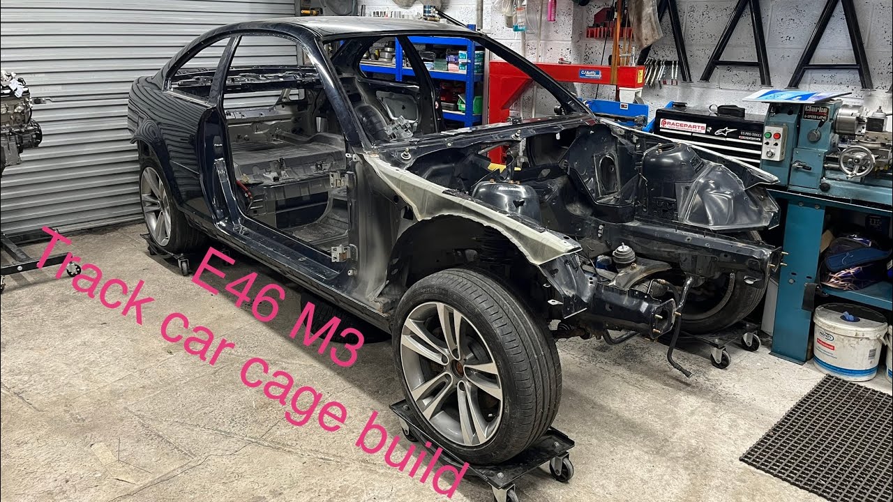 BMW E46 M3 in for roll cage job - YouTube