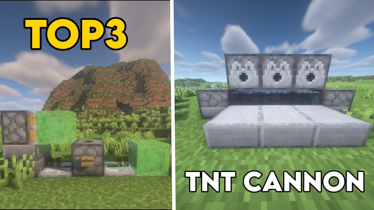Easy TNT Cannon Designs in Minecraft 1.20 (Tutorial) - YouTube