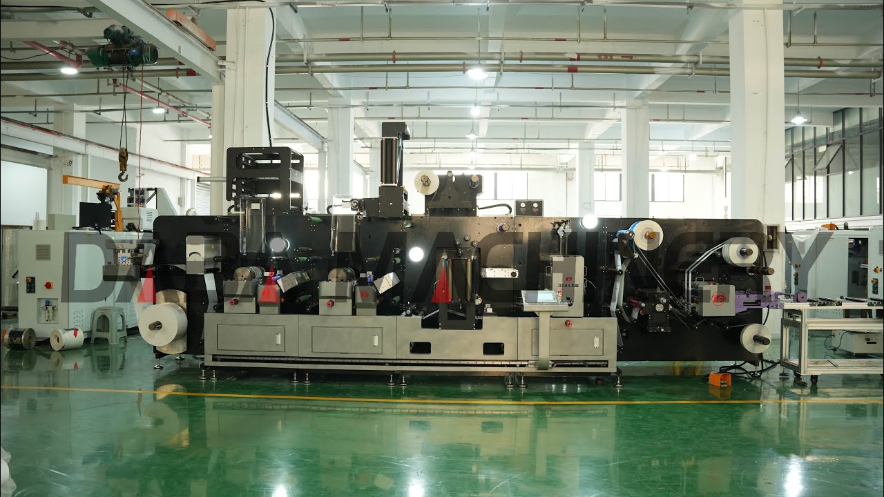 Digital Label Finishing Machine With Full Servo motor,Flexo printing,die cutting and slitting ...