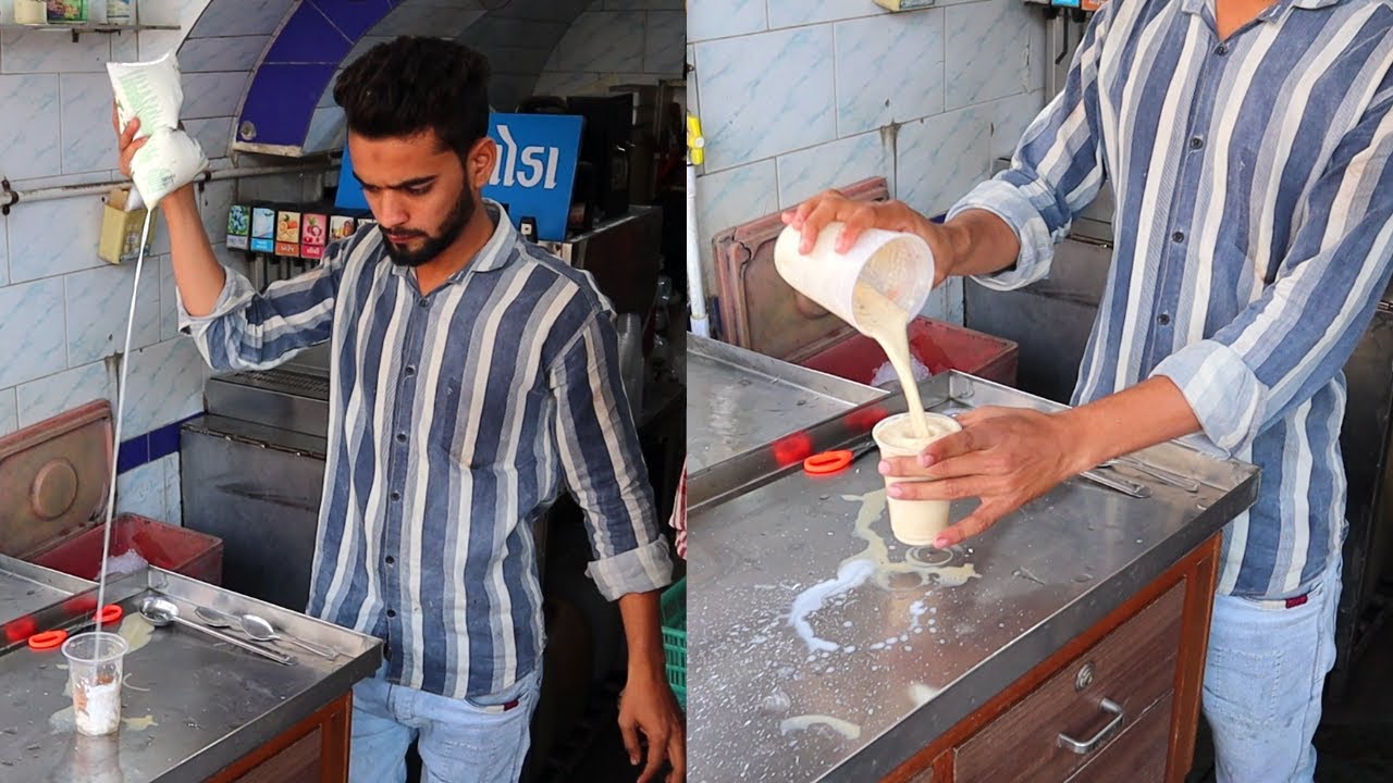 ભાવનગર નુ બેસ્ટ દૂધ કોલ્ડ ડ્રિન્ક || Best milk cold drink || Bangla ...