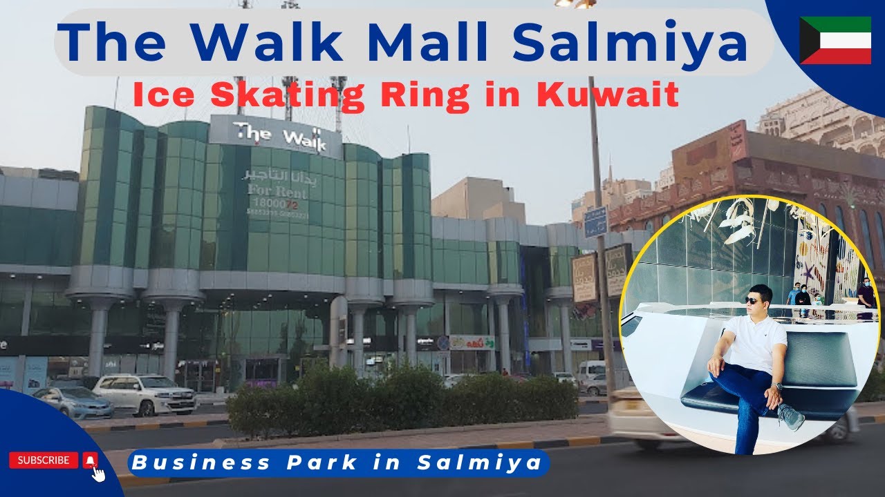 The Walk mall Salmiya ! Ice Skating Ring in Kuwait ! - YouTube