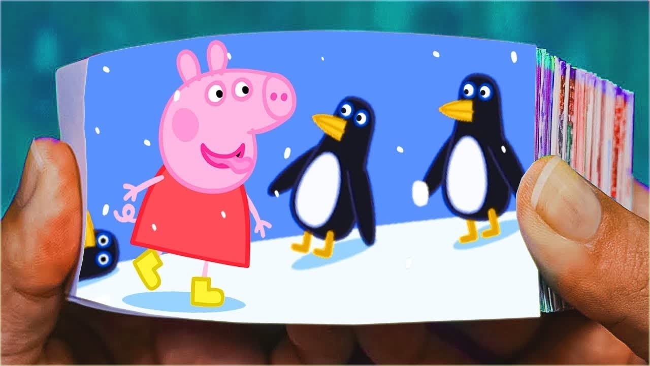 Flip Book - Peppa Pig English Episodes - Peppa Pig Winter Sports ...