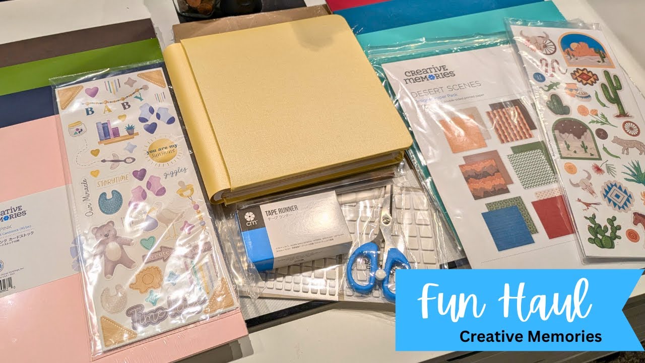 Creative Memories Haul | June 2025 - YouTube