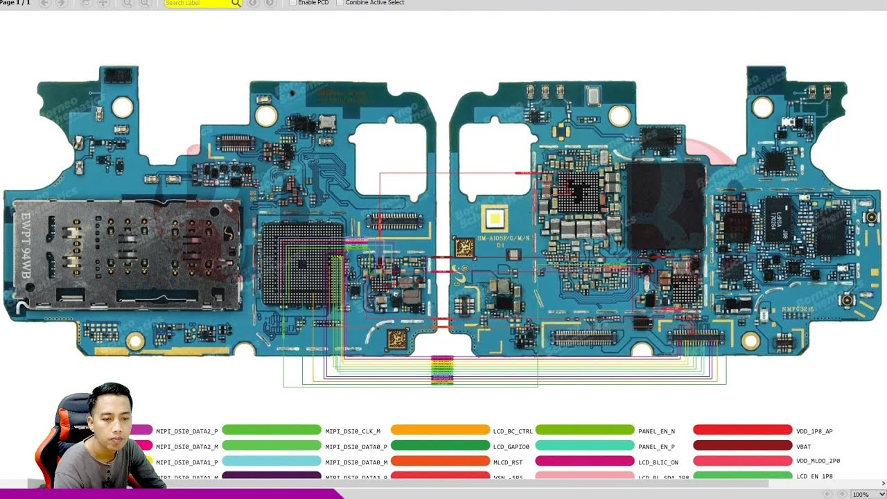 Jalur LCD dan LAMPU Samsung a10 | HP di telfon masuk tapi tidak ada ...