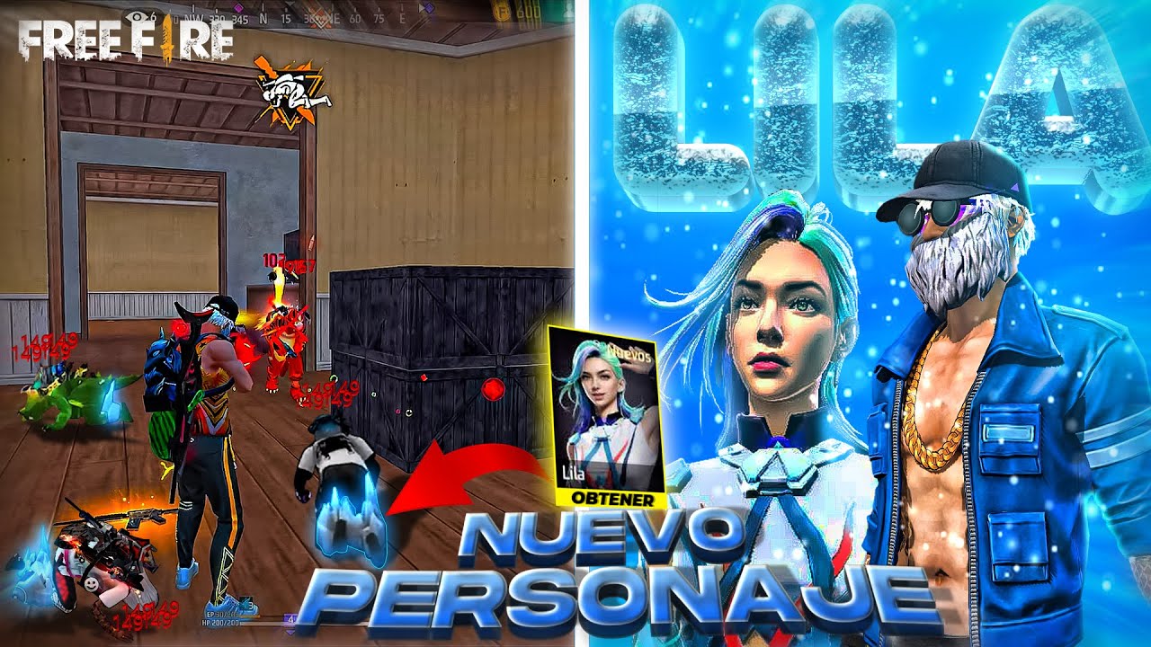 PROBE a LILA, el nuevo personaje de Free Fire 😱 ¿Congela a sus enemigos ...