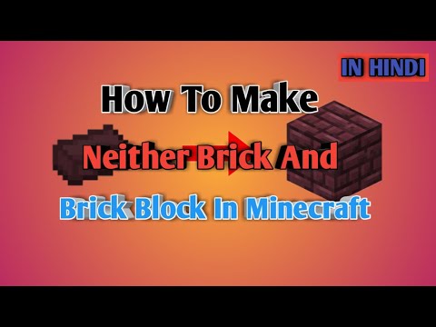 How To Make Neither Brick And Brick Block In Minecraft#10 - YouTube