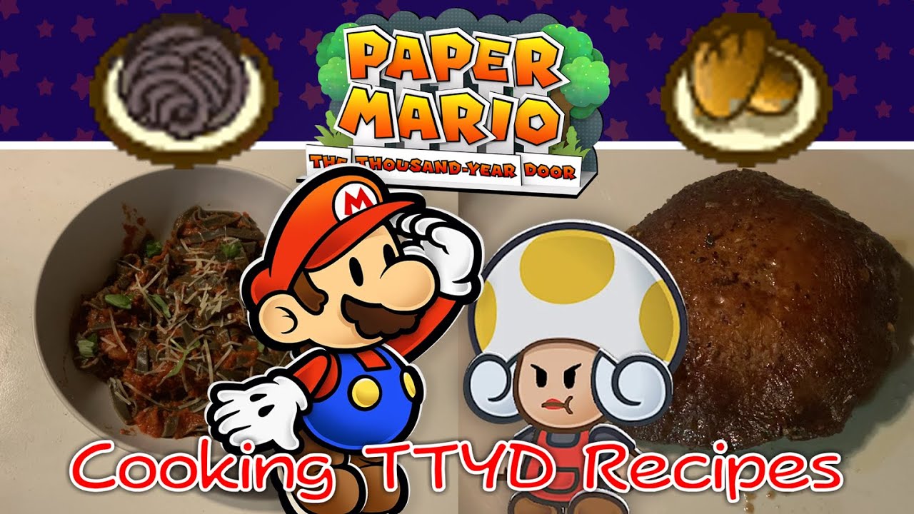 Cooking Paper Mario: The Thousand-Year Door Recipes In Real Life - YouTube