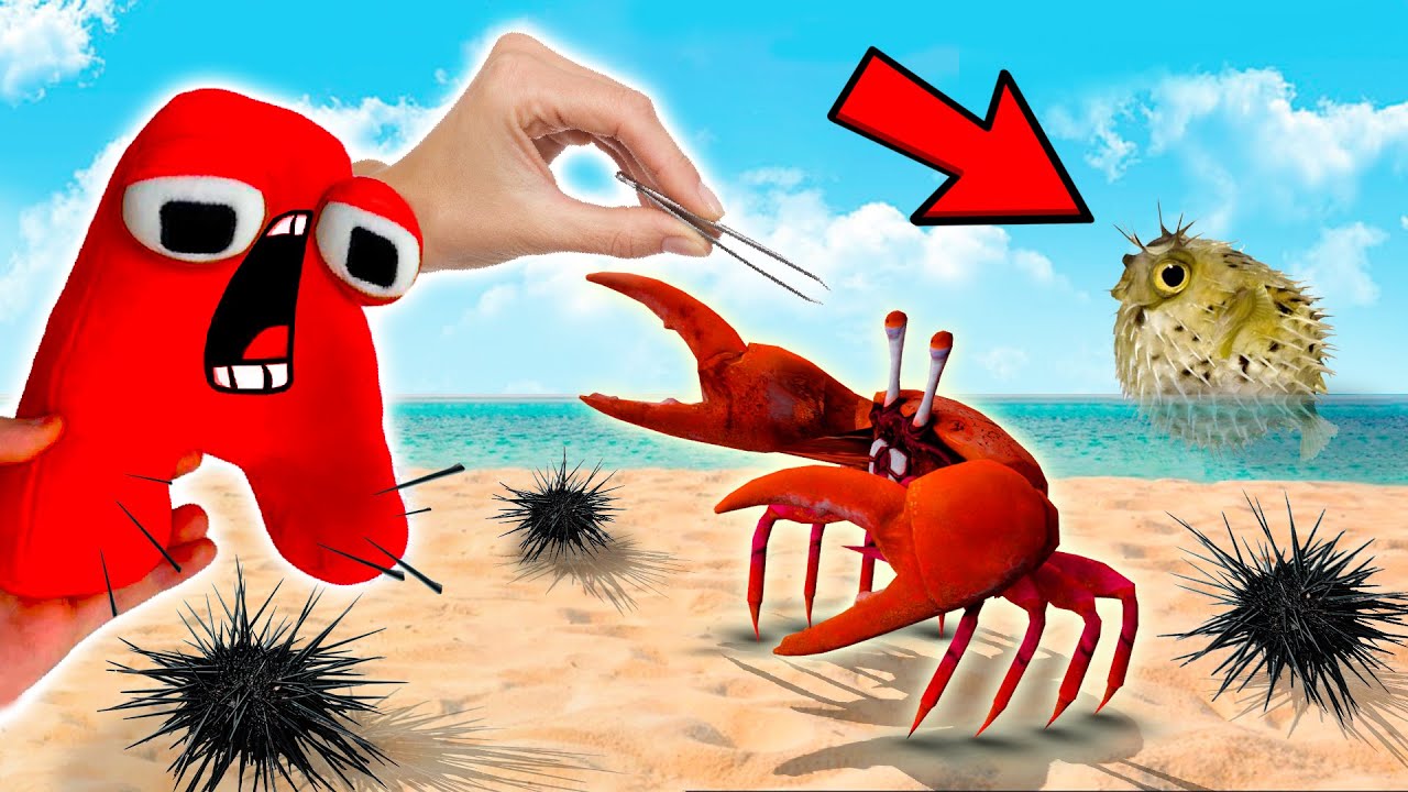 Alphabet Lore Fishing Fun at the Beach | Alphabet Lore in Real Life ...