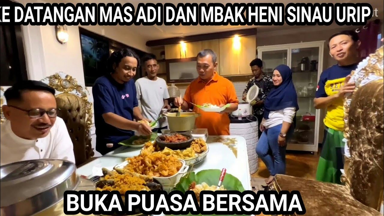KEDATANGAN TAMU SINAU URIP MBAK HENI, MAS ADI DAN PAK MUH ZEN BUKA ...