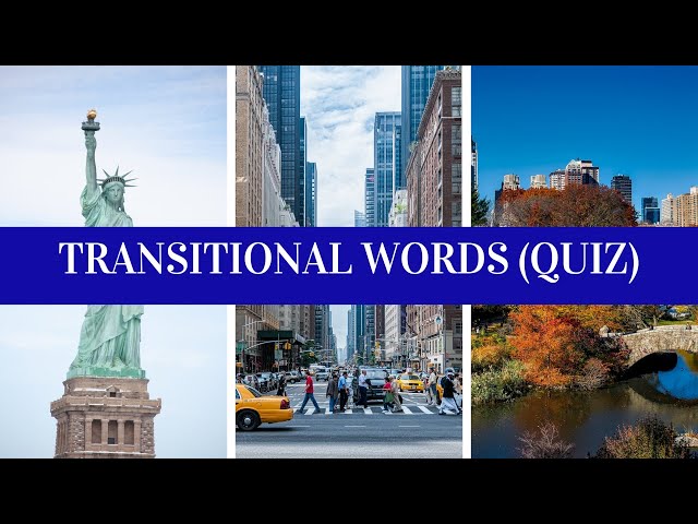 Transitional Devices SAT Writing And Language: Expression Of Ideas