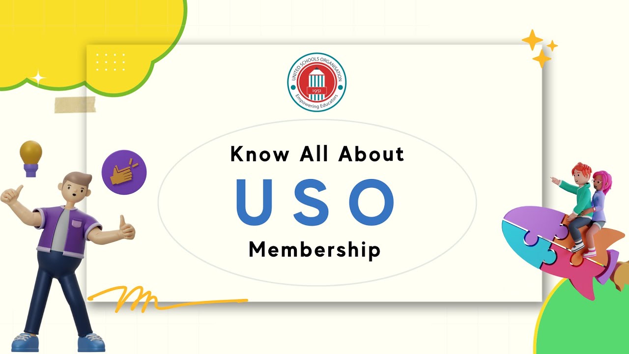 Why should schools apply for USO Membership? Watch this short video to ...