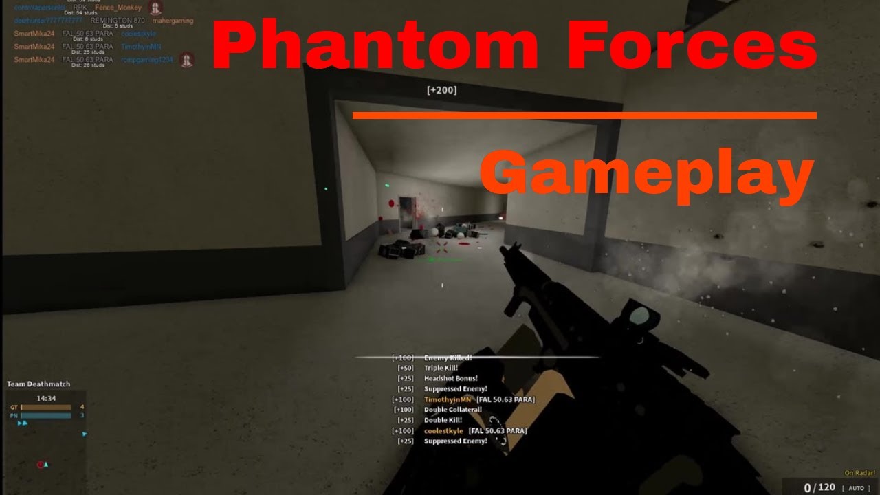 Hitting those headshots - Phantom Forces gameplay #1 - YouTube