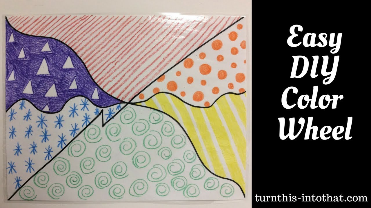 Easy DIY Color Wheel - YouTube
