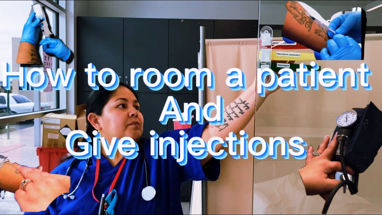 How to room a patient and give injections CMA style - YouTube