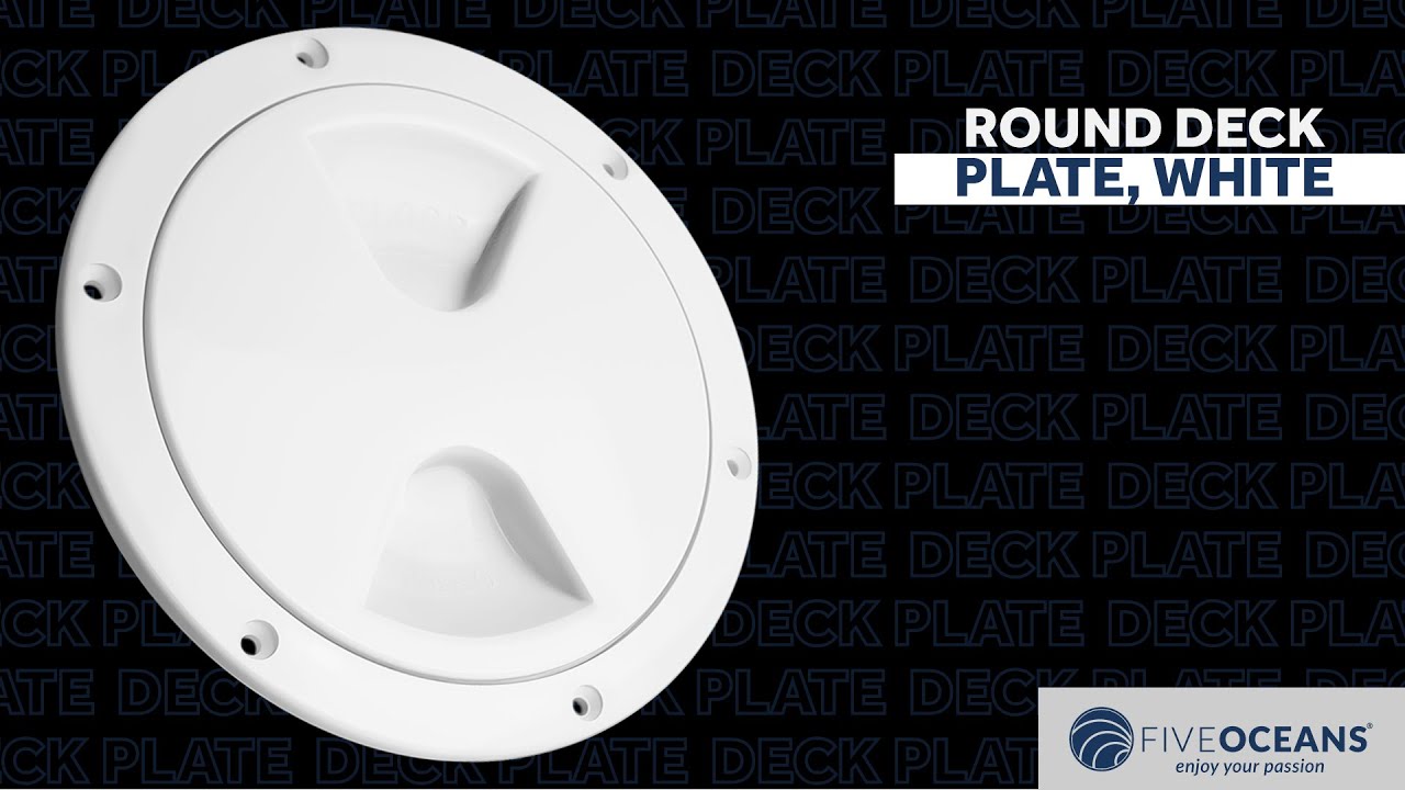 Round Deck Plate for your boat by: FIVE OCEANS - YouTube