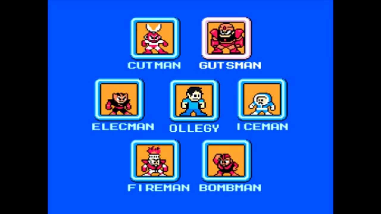 Select Player Megaman - YouTube