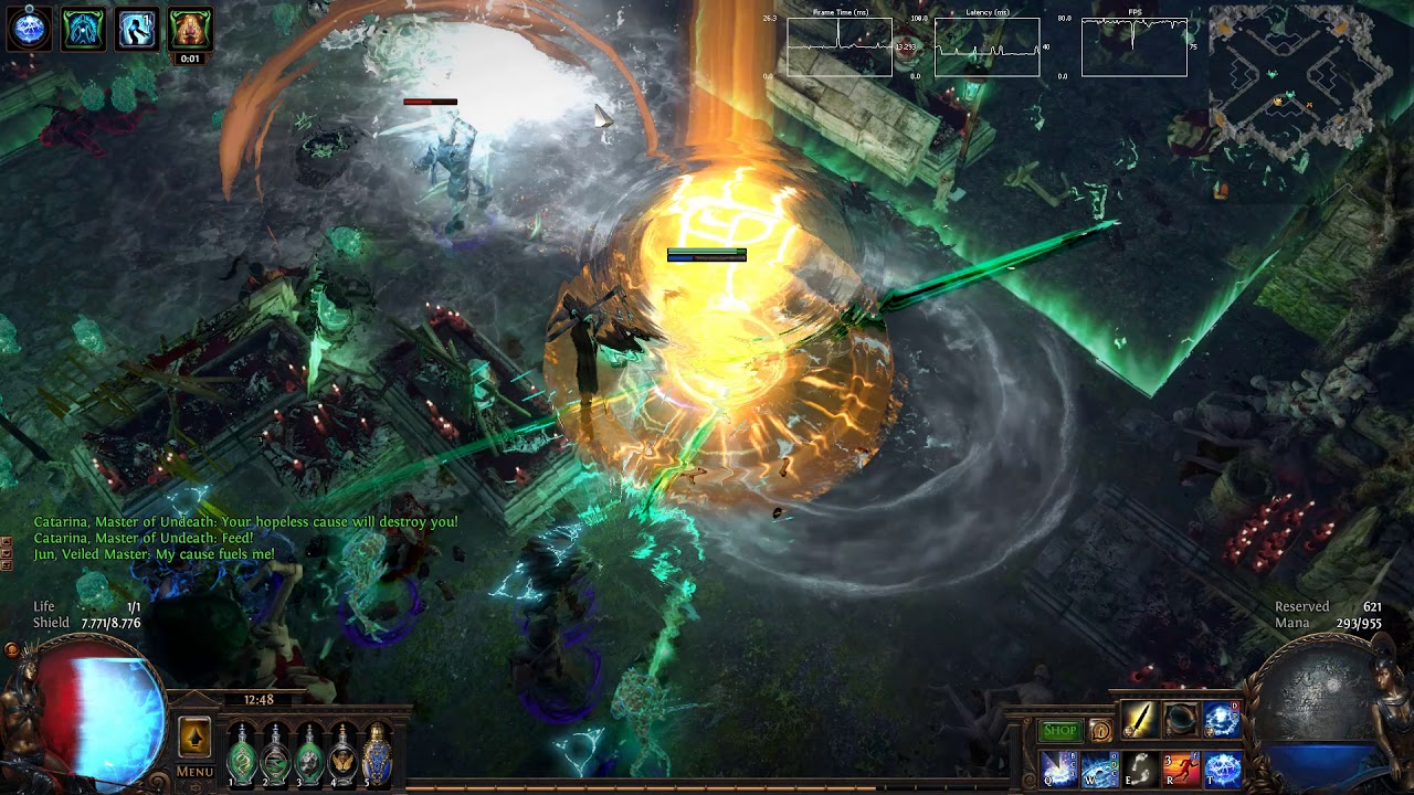 [Path of Exile 3.5] Immortal Syndicate Mastermind Fight I Gameplay ...