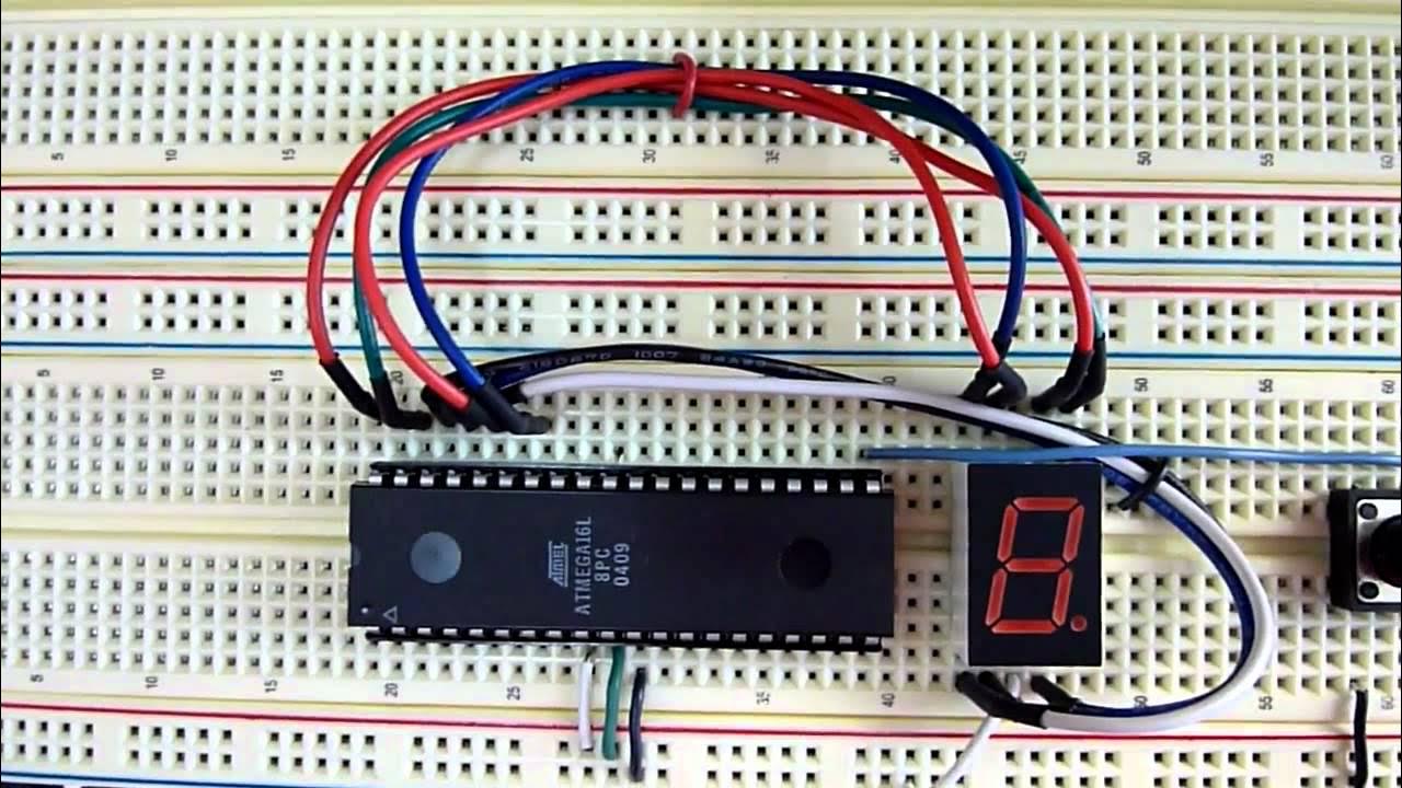 AVR Seven Segment Interfacing - YouTube