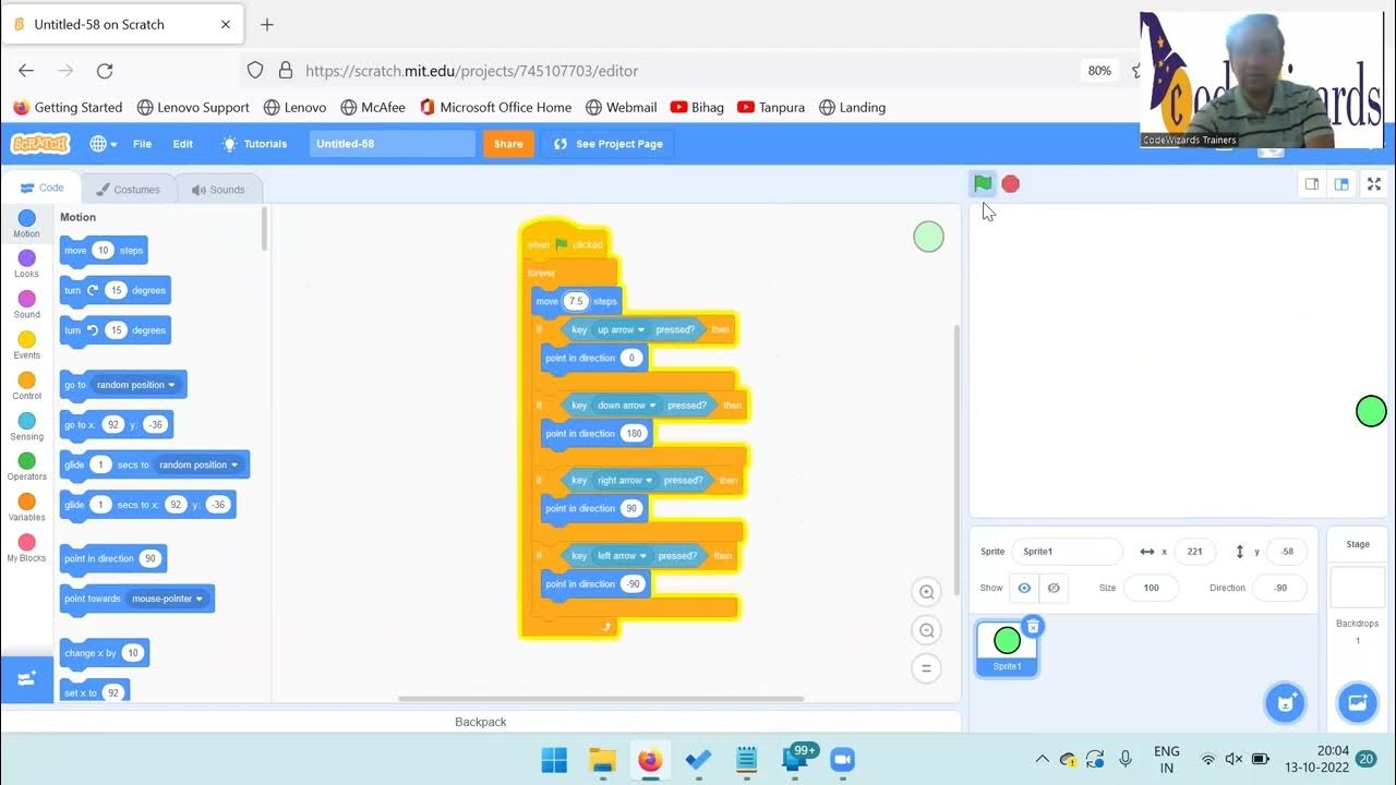Scratch : Learn to make a snake, like in the game Nibbles, or Slither.io - YouTube