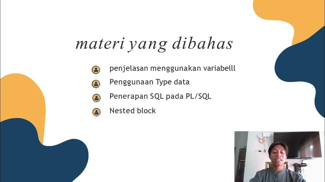 penggunaan Variabel, Tipe data, Penerapan SQL pada PL/SQL dan Nested Block. - YouTube