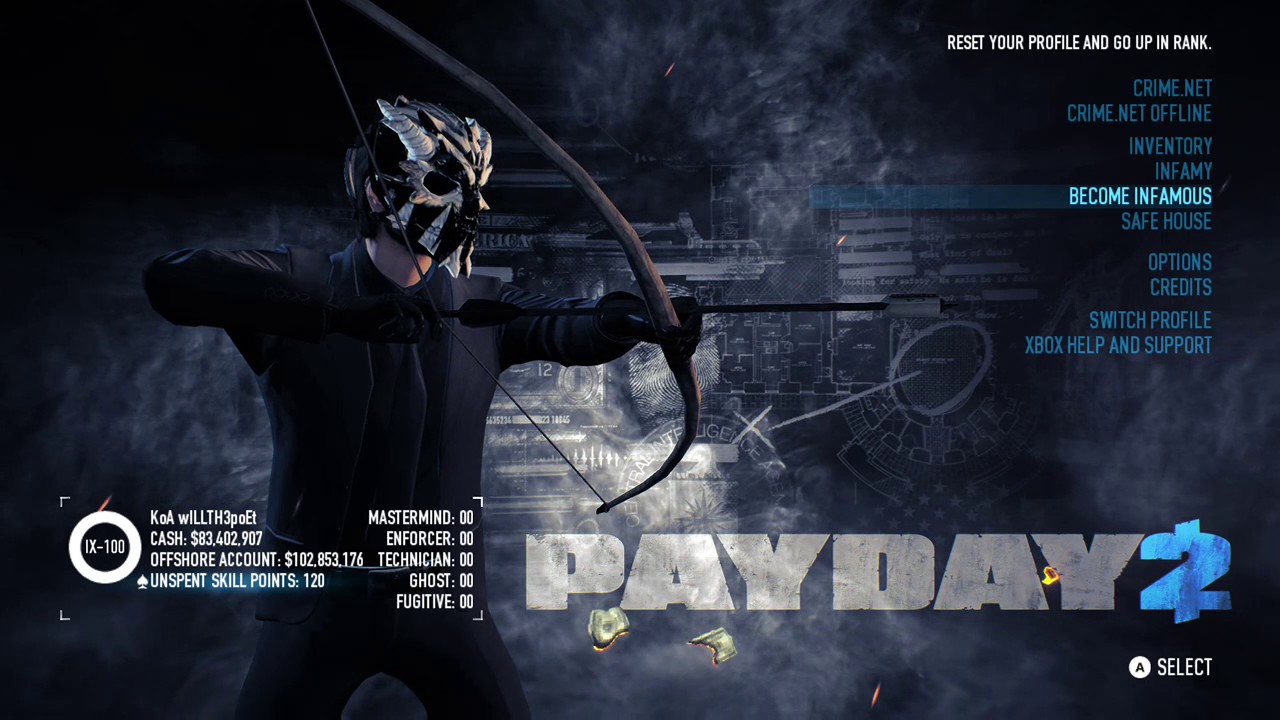 MeetingGeeks.com Gaming - PayDay 2 - Infamous Level 10 ! - YouTube