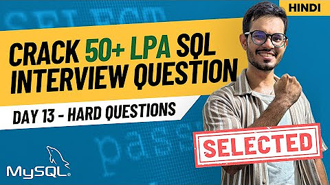 SQL Interview Questions HackerRank - YouTube