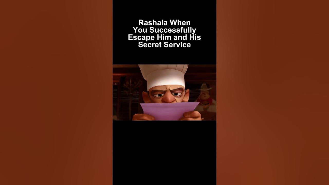 Rashala When You Successfully Escape Him and His Secret Service - YouTube