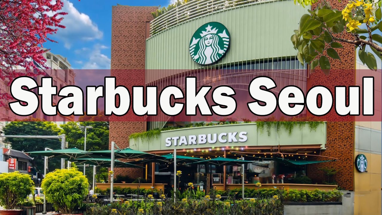 Seoul Starbucks Store Atmosphere - 6월 최고의 스타벅스 음악 컬렉션 - 공부, 일, 휴식을위한 ...
