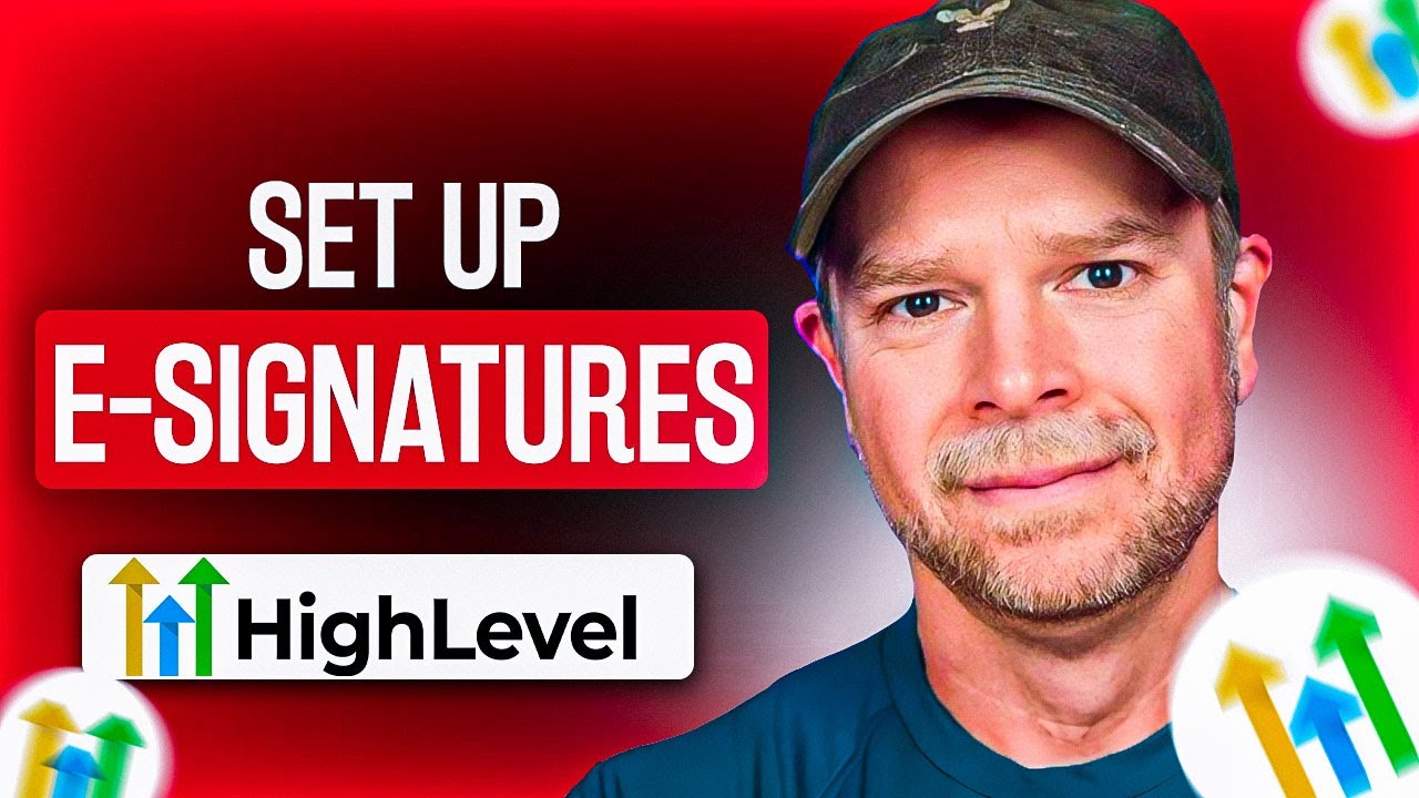 Set Up E-Signatures In Go High Level (UPDATE!) - YouTube