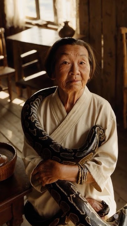 Grandma Could Care Less a Python is Constricting Her #ai #funnyai # ...