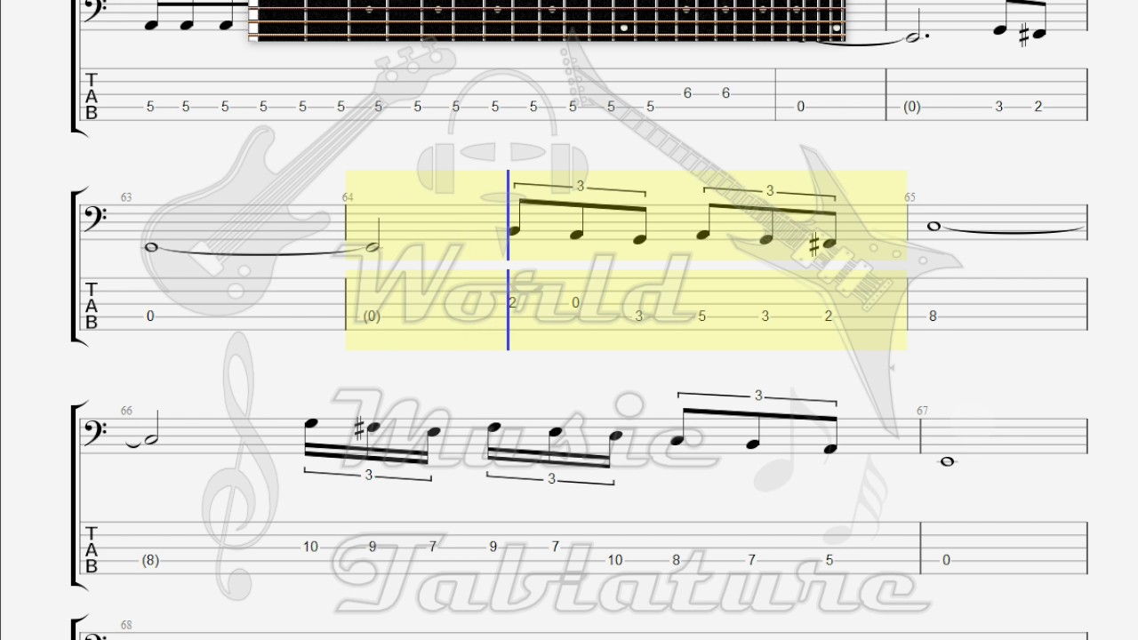Evergrey Trust and Betrayal BASS GUITAR TAB - YouTube