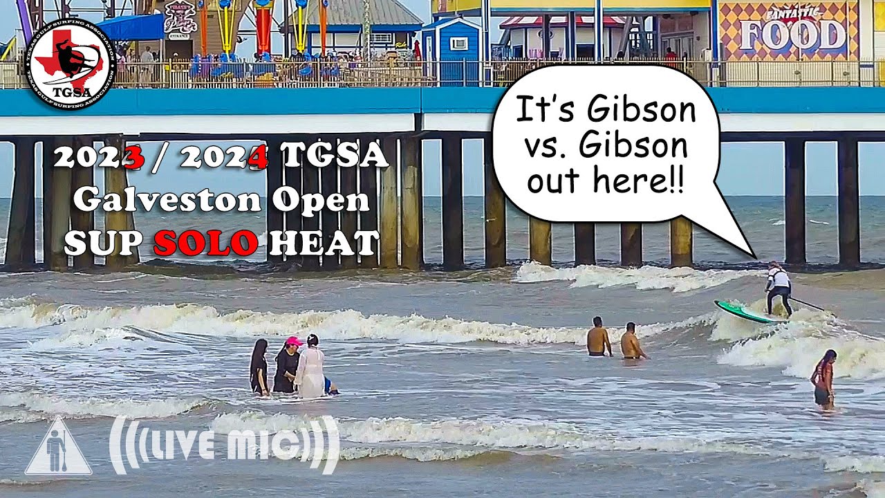 I Surfed a SOLO HEAT at the 2023/2024 TGSA Galveston Open! | Sweep Talk ...