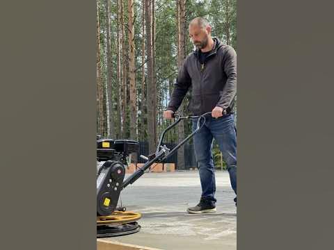 Вертолёт для бетона - YouTube