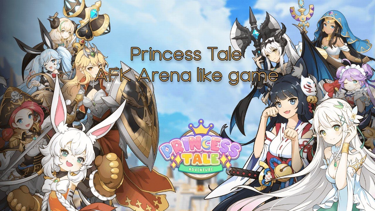 Princess Tale Gameplay - AFK Arena clone with Priconne Waifu style ...