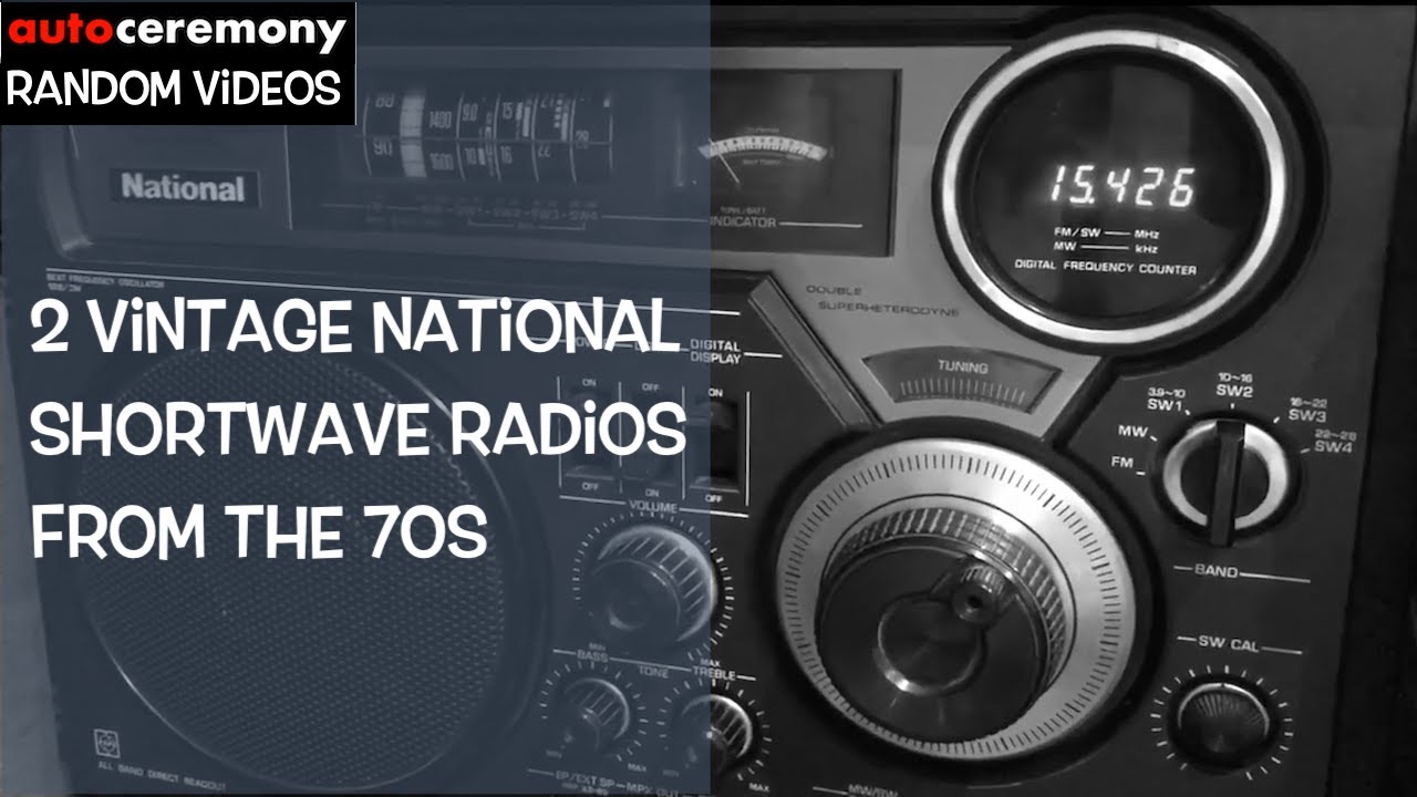 RADIOWAVES | Two vintage shortwave radios from the 70s - YouTube