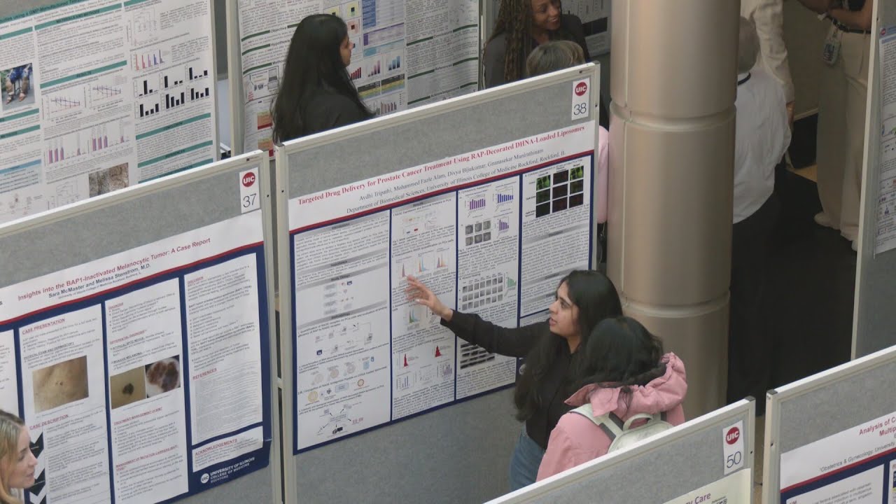UIC celebrates the research students have done - YouTube