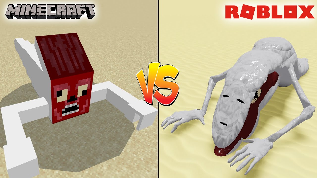 MINECRAFT BRIDGE WORM VS ROBLOX BRIDGE WORM HORROR MONSTER - WHICH IS ...